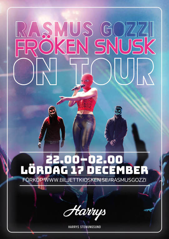 Rasmus Gozzi & Fröken Snusk @Harrys | Biljettkiosken