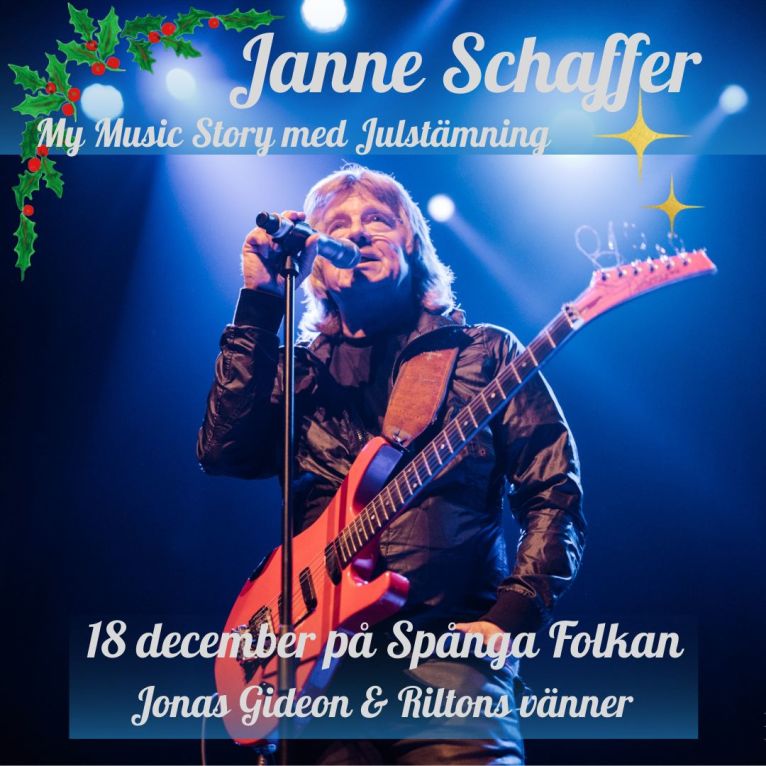 Janne Schaffer - My Music Story med Julstämning | Biljettkiosken