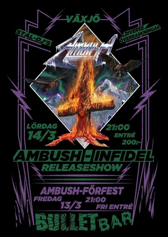 Bullet bar: Ambush releasefest | Biljettkiosken