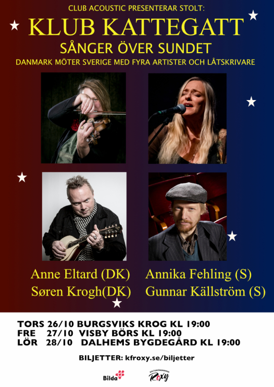 Sånger över sundet Klubb Kattegatt/Club Acoustic på Visby Börs ...