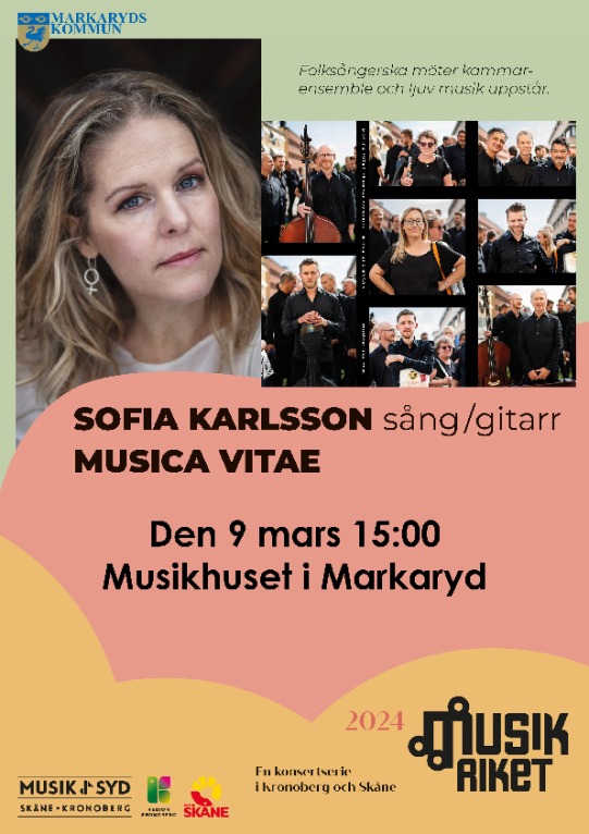 Musikriket: Sofia Karlsson och Musica Vitae | Biljettkiosken
