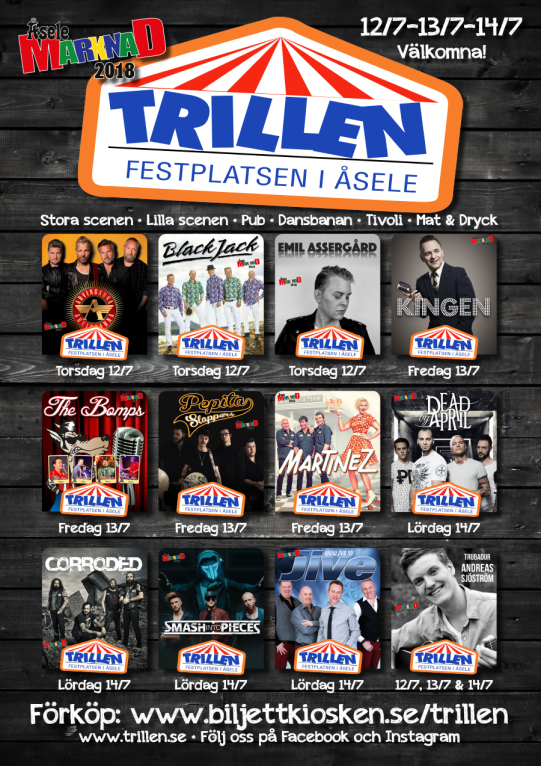 Trillen - Trippeln - Åsele Marknad | Biljettkiosken